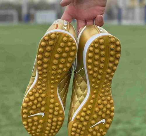 Сороконожки Nike Tiempo Legend gold