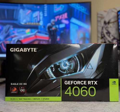 Видеокарта Gigabyte GeForce RTX 4060 (Новая)