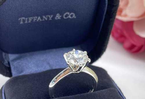 Помолвочное кольцо Tiffany 2.02ct D/VS1