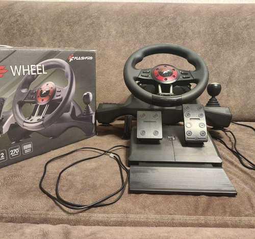 Игровой руль force wheel WH-2304V