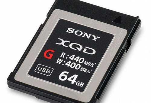 Карта памяти Sony XQD 64gb