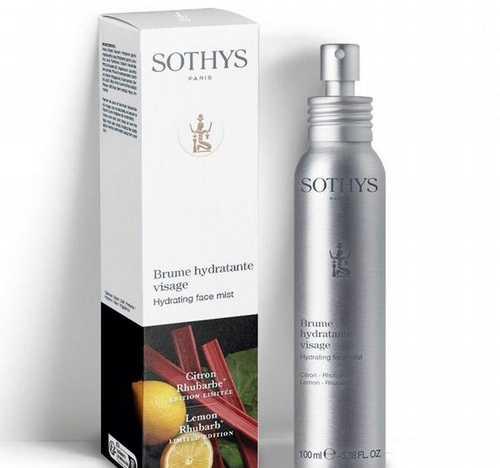 Мист Sothys hydrathing face mist, лимон-ревень