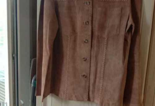 Куртка женская искусственная замша р. 46-48