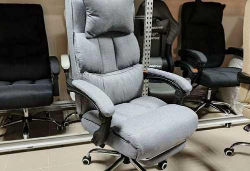 Кресло новое офисное плотная ткань массаж