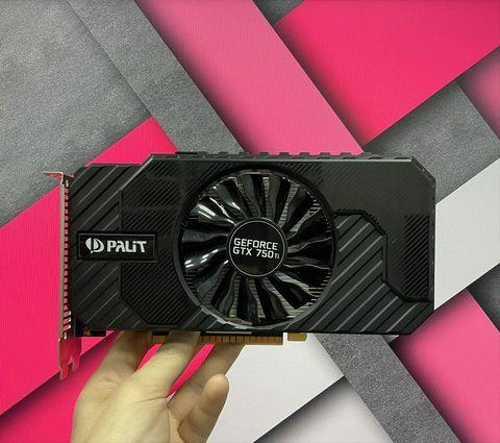 Видеокарта GTX750 ti 2GB palit