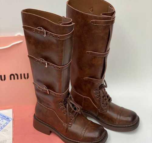 Сапоги miu miu