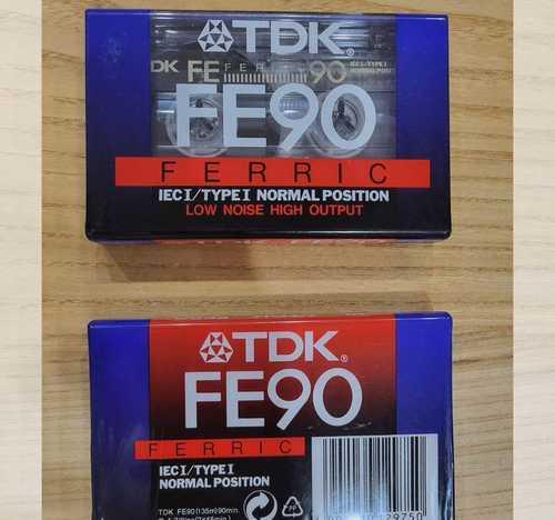 Кассеты новые TDK FE90