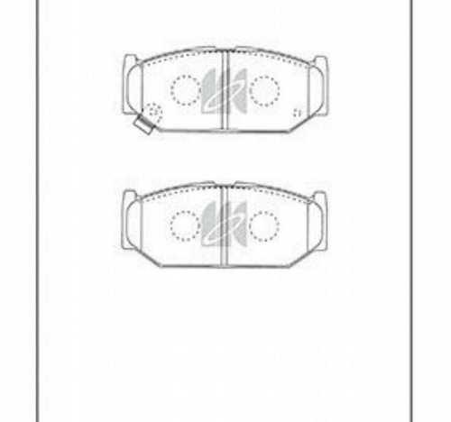 Колодки тормозные дисковые пер. Suzuki Swift ZC11S 04- D9039M,D9039M,kashiyama