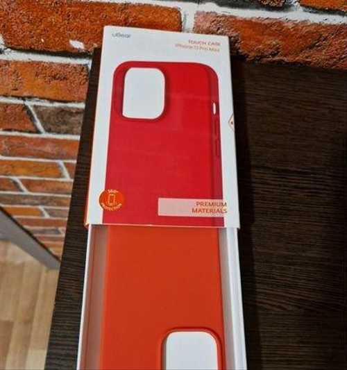Чехол uBear Touch Case iPhone 13 Pro Max красный