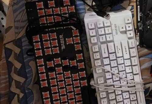 2 игравые клавиатуры+игровая мышь