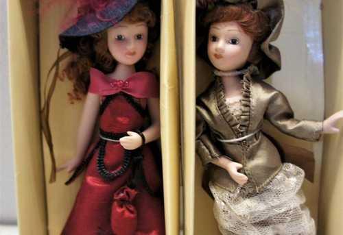 Куклы из журнала "Дамы эпохи"-2 штуки