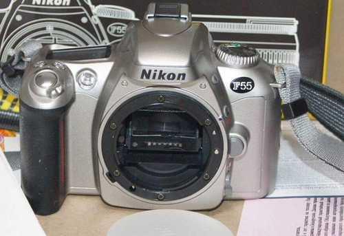 Nikon F55 нечастый комплект