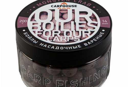 Бойлы carphouse насадочные Monster Crab 14мм 200гр