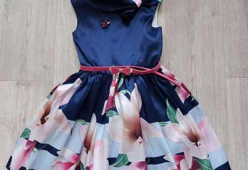 Нарядное платье для девочки 128-134