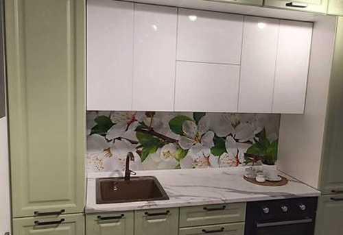 Кухонный гарнитур оливковый