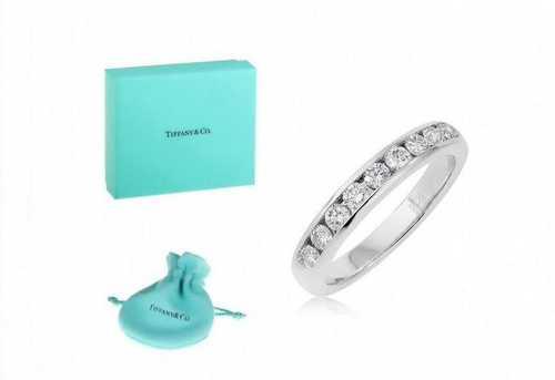 Платиновое кольцо с бриллиантами 0.33ct Tiffany&Co