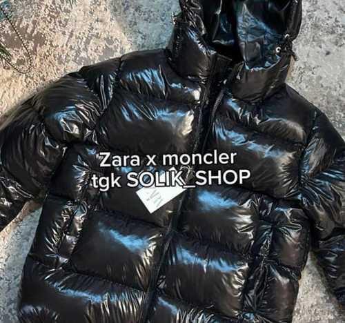 Пуховик Zara x moncler