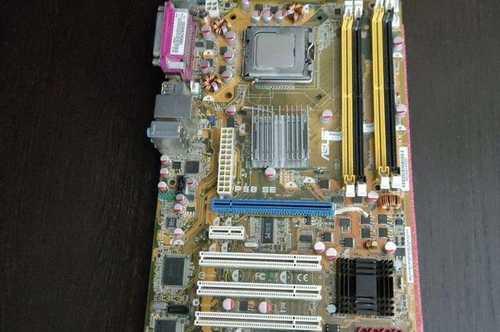 Материнская плата Asus P5B SE сокет775 +процессор