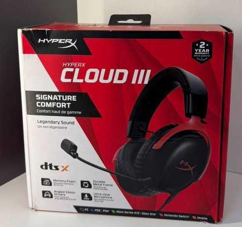 Наушники hyperx cloud 3
