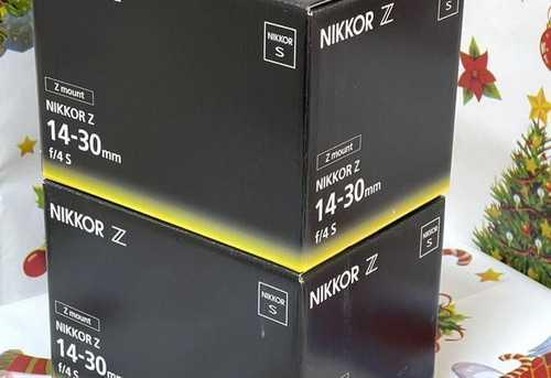 Nikon 14-30mm f/4S Nikkor Z- Новый-Гарантия