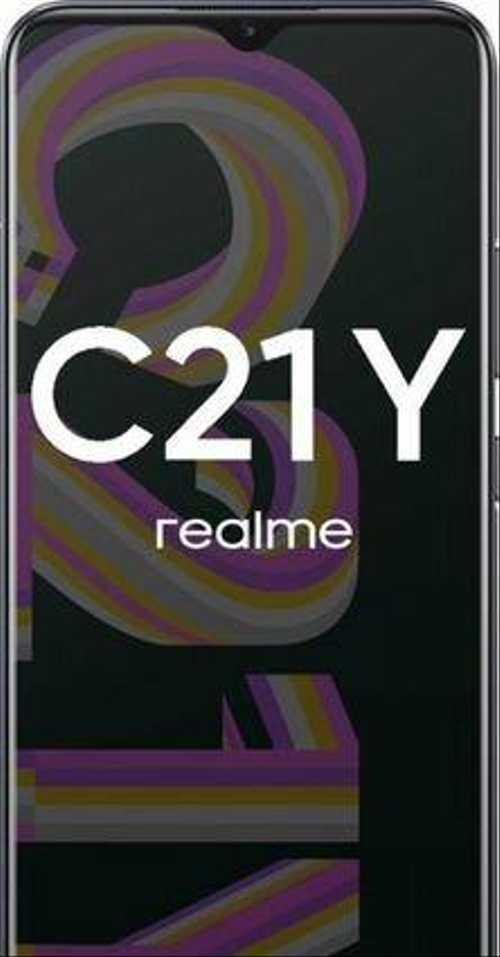 Realme C21-Y 3/32Gb черный RMX3263