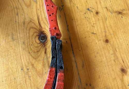 Деревянный нож бабочка