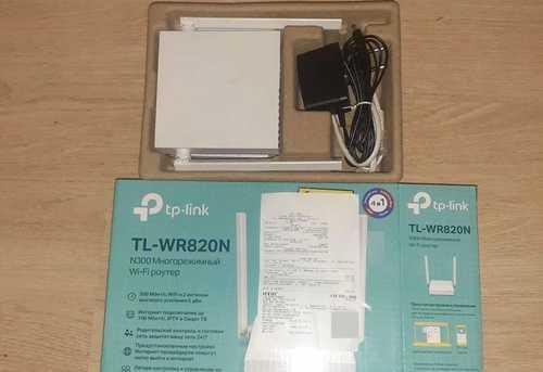 Wi-Fi роутер TP-link TL-WR820N