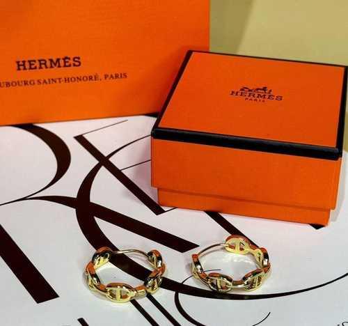 Серьги Hermes