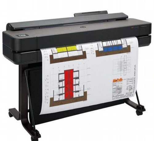 Плоттер HP DesignJet T650 5HB10A (Цветной, Струйна