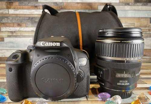 Canon EOS 650D kit 17-85mm f/4-5.6 IS USM+сумка