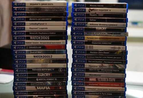 Коллекция Игры на дисках для Sony PlayStation PS4