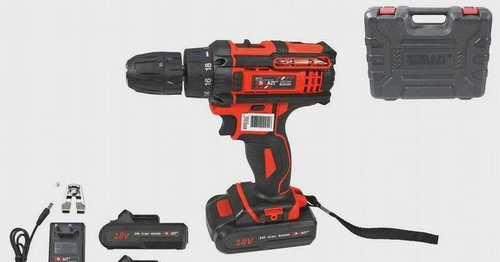 Дрель аккумуляторная BCD18N 2шт Li-ion в кейсе