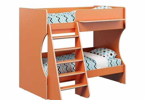 Кровать двухъярусная Герда оранжевый