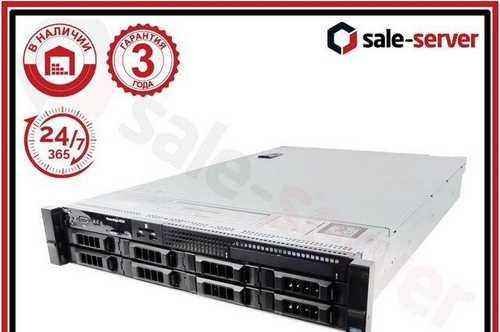 Сервер dell R720 8LFF 2x E5-2640 16GB 750W