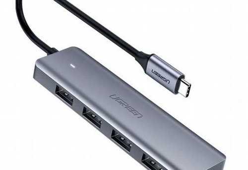 Концентратор ugreen USB-C 4 порта USB 3.0