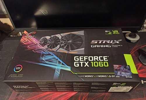 Видеокарта Asus GeForce GTX 1060 strix OC 6144MB