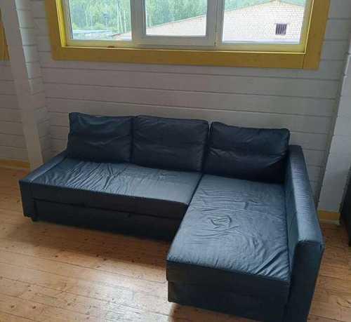 Кожаный угловой диван бу IKEA Икея