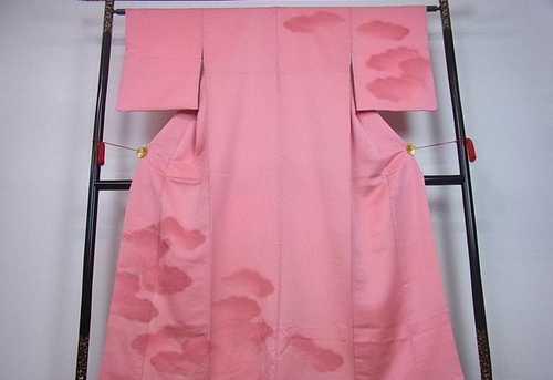 Кимоно винтаж шелк Япония длина 1,1 м
