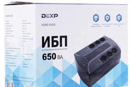 Источник бесперебойного питания ибп dexp home 650V