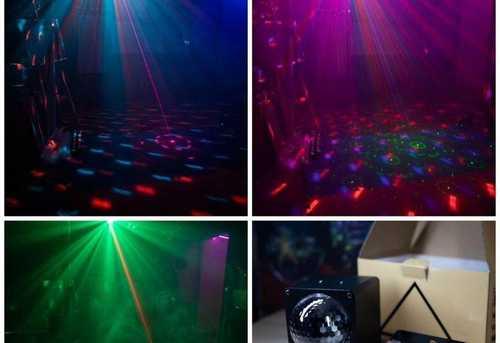 Лазерный проектор для вечеринок 4 в 1