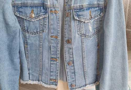 Джинсовая куртка stradivarius xs