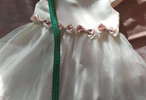 Нарядное платье 74- 80- 86 см, на 1-2 года