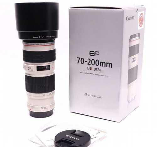 Объектив Canon EF 70-200mm f/4L USM (как новый)