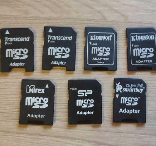 Адаптеры и карты памяти microsd