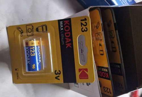 Батарейки 20шт. (2 коробки) Kodak 6 шт cr123 a