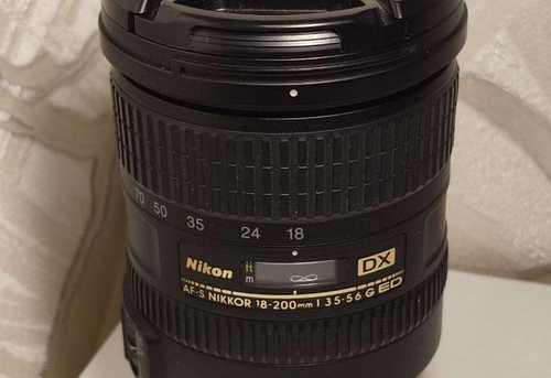 Объектив Nikon AF-S 18-200mm f/3.5-5.6G DX
