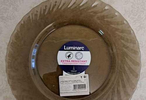 Новая тарелка Luminark 24.5 см графит