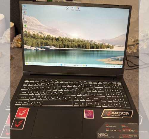Ноутбук ardor gaming neo RTX 2050
