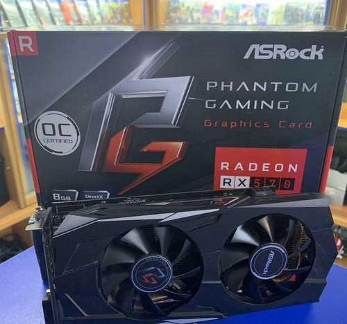 Видеокарта Asrock Radeon RX 570 Phantom Gaming 8GB