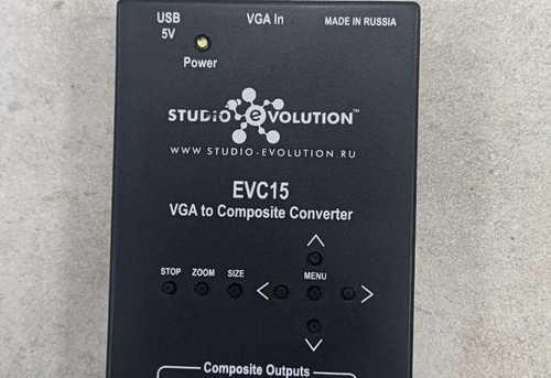 Конвертер EVC15 сигнала VGA в Composite